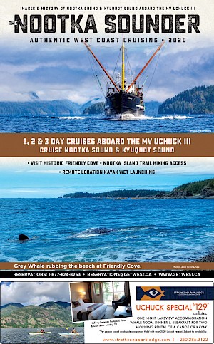 Cruise Magazine on board the MV Uchuck III